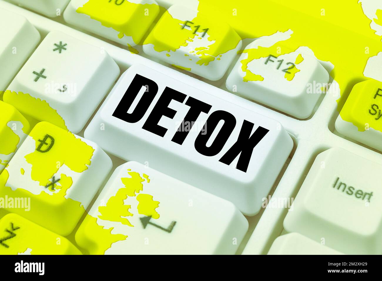 Text sign showing Detox. Word Written on Moment for Diet Nutrition ...