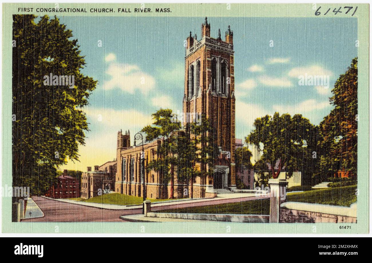 First Congregational Church, Fall River, Mass. , Congregational ...