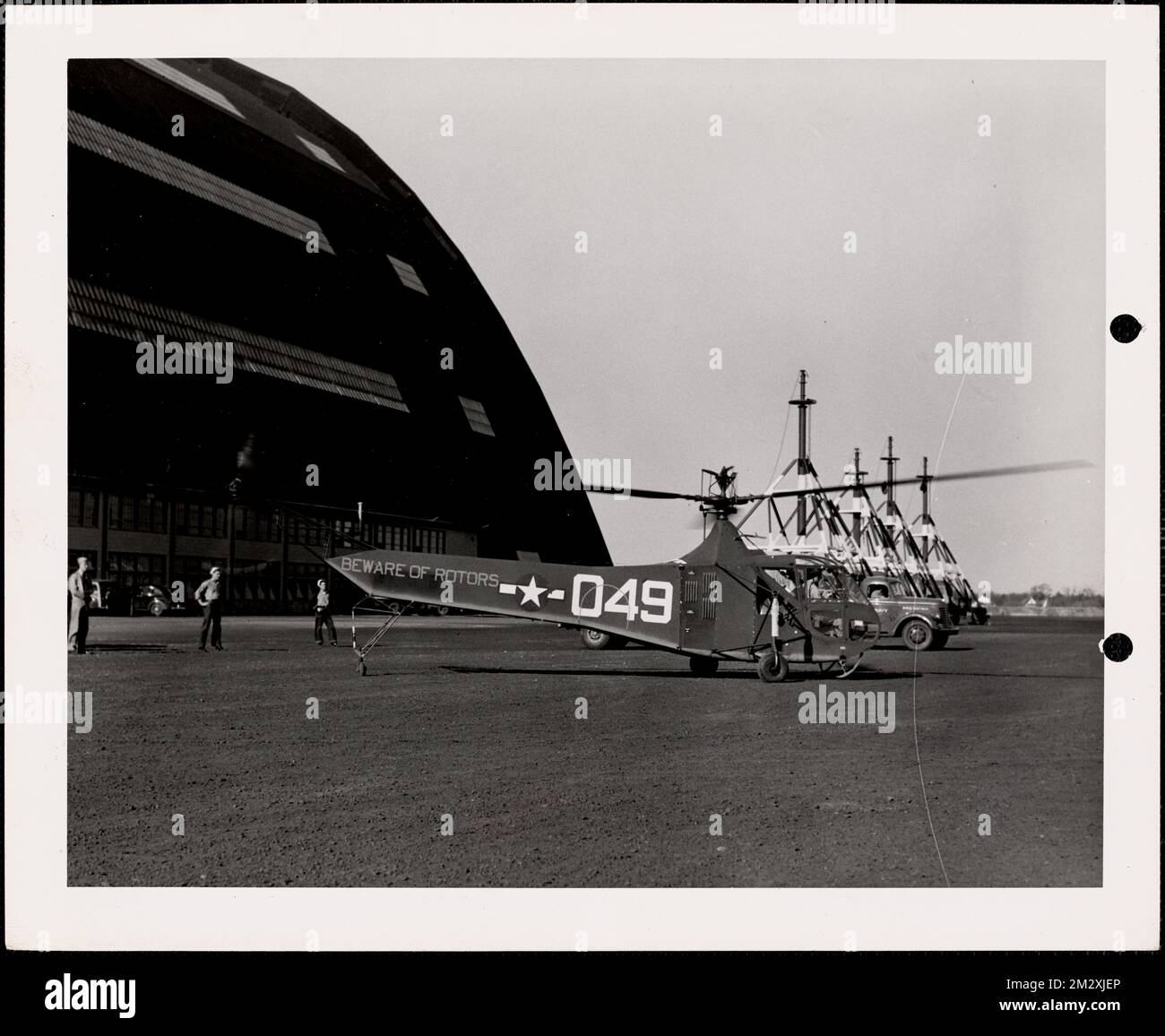 First helicopter to land at NAS , Helicopters. Photographs of the First ...