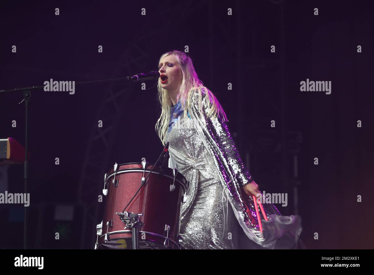 Alice on the roof aka Alice Dutoit performs at the first day of the ...