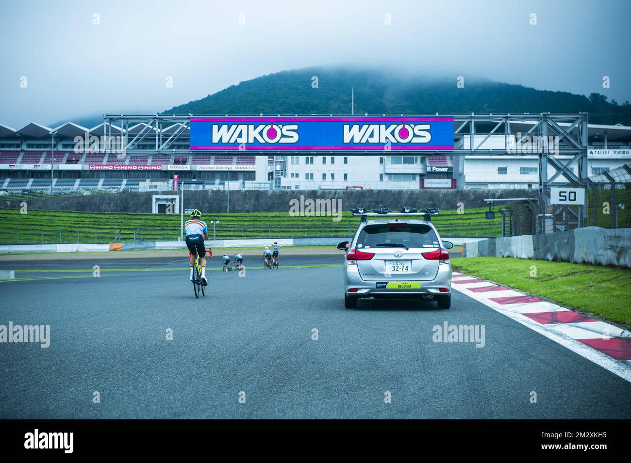 Illustration picture shows the 'Fuji Speedway' race track, during ...