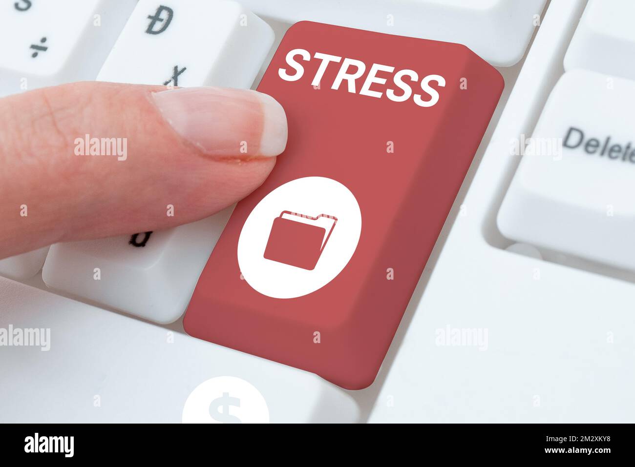 Hand writing sign Stress. Business concept a physical chemical or ...