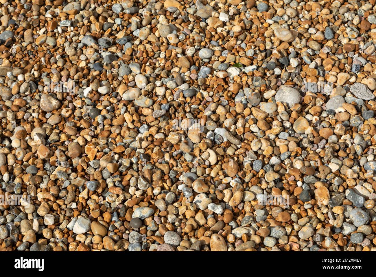 Stones on the Beach, Samphire Hoe Country Park, Kent, England, United ...