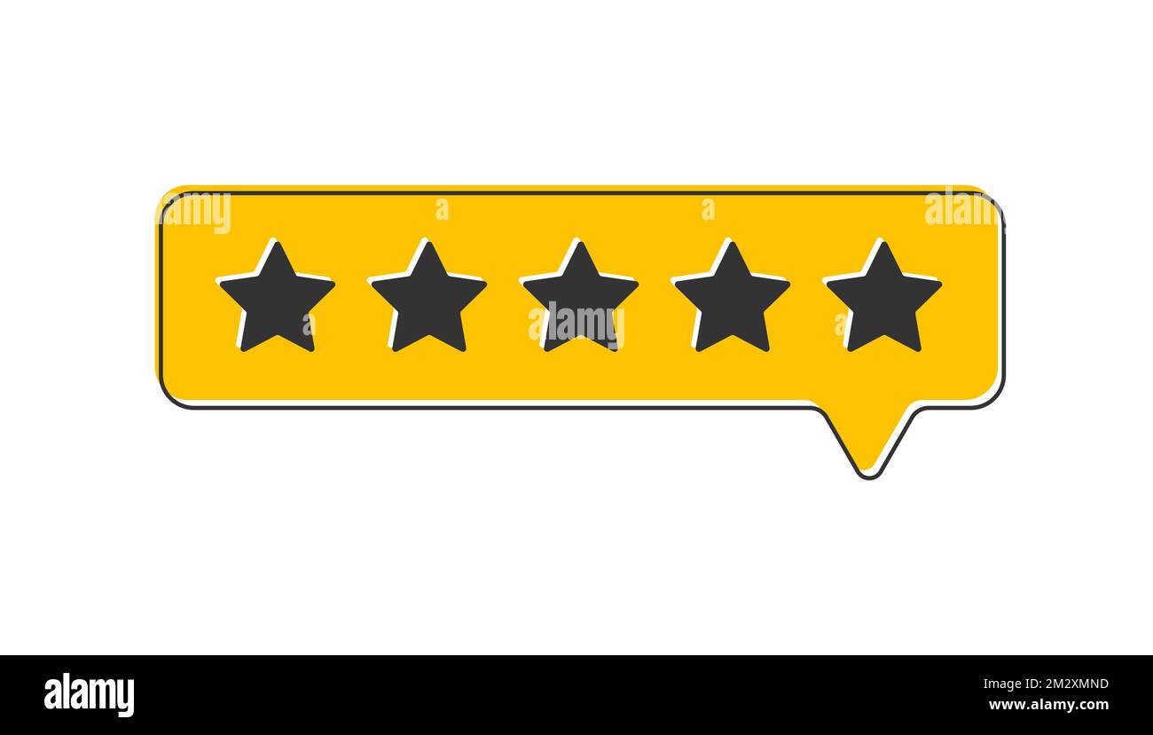 Vector 5 star feedback rate us service satisfaction. Rating five stars vector eps 10 Stock ...