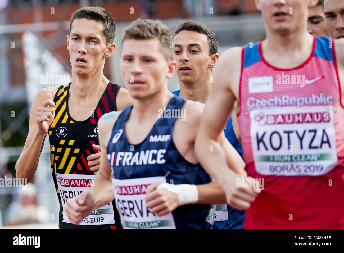 Belgian Ruben Verheyden pictured in action during the men 1500m race on ...