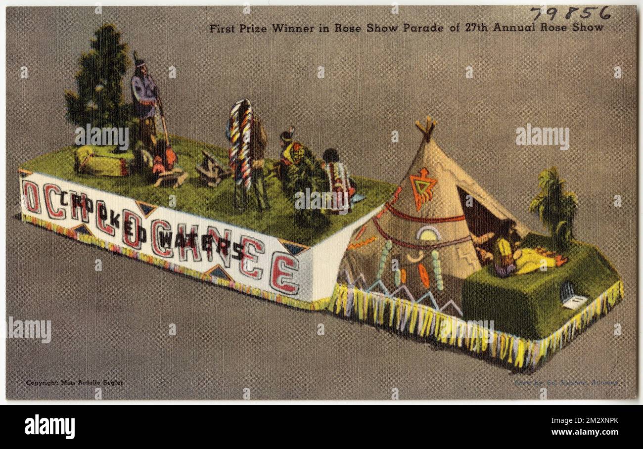 First prize winner of the Rose Show Parade of 27th Annual Rose Show ...
