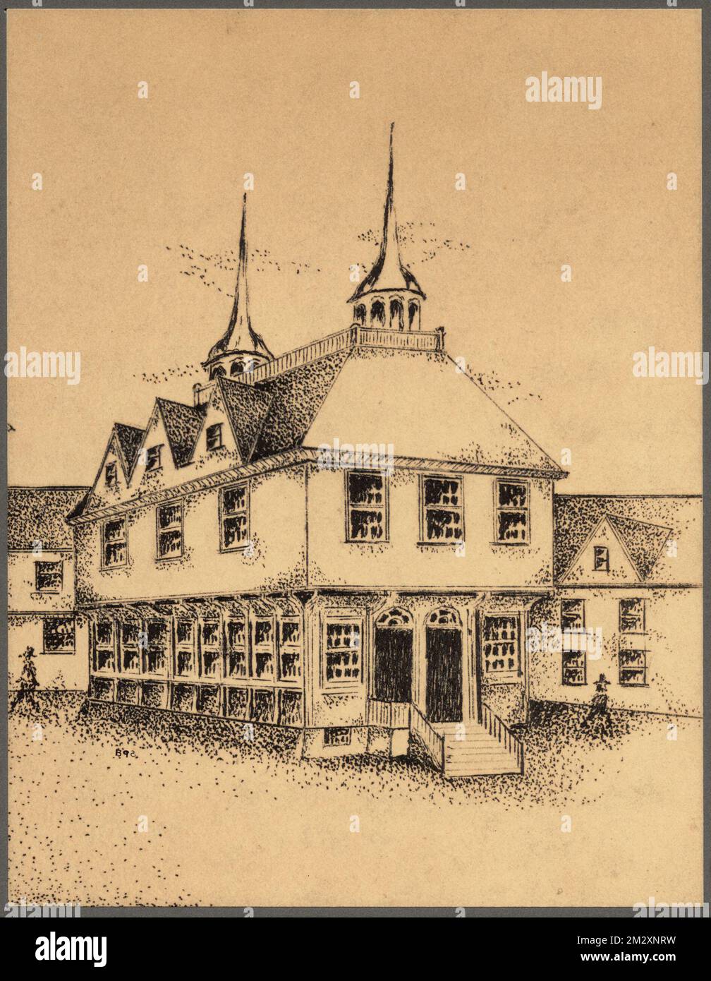 The First Town House , Drawings, Historic buildings, Houses, Boston ...