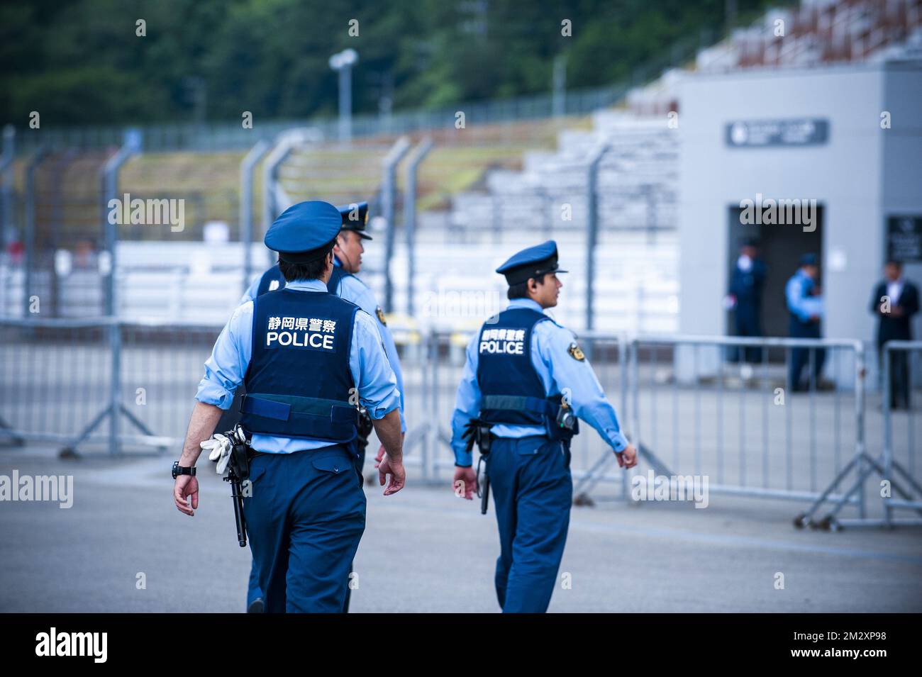 Illustration picture shows police officers at the racing track at the ...