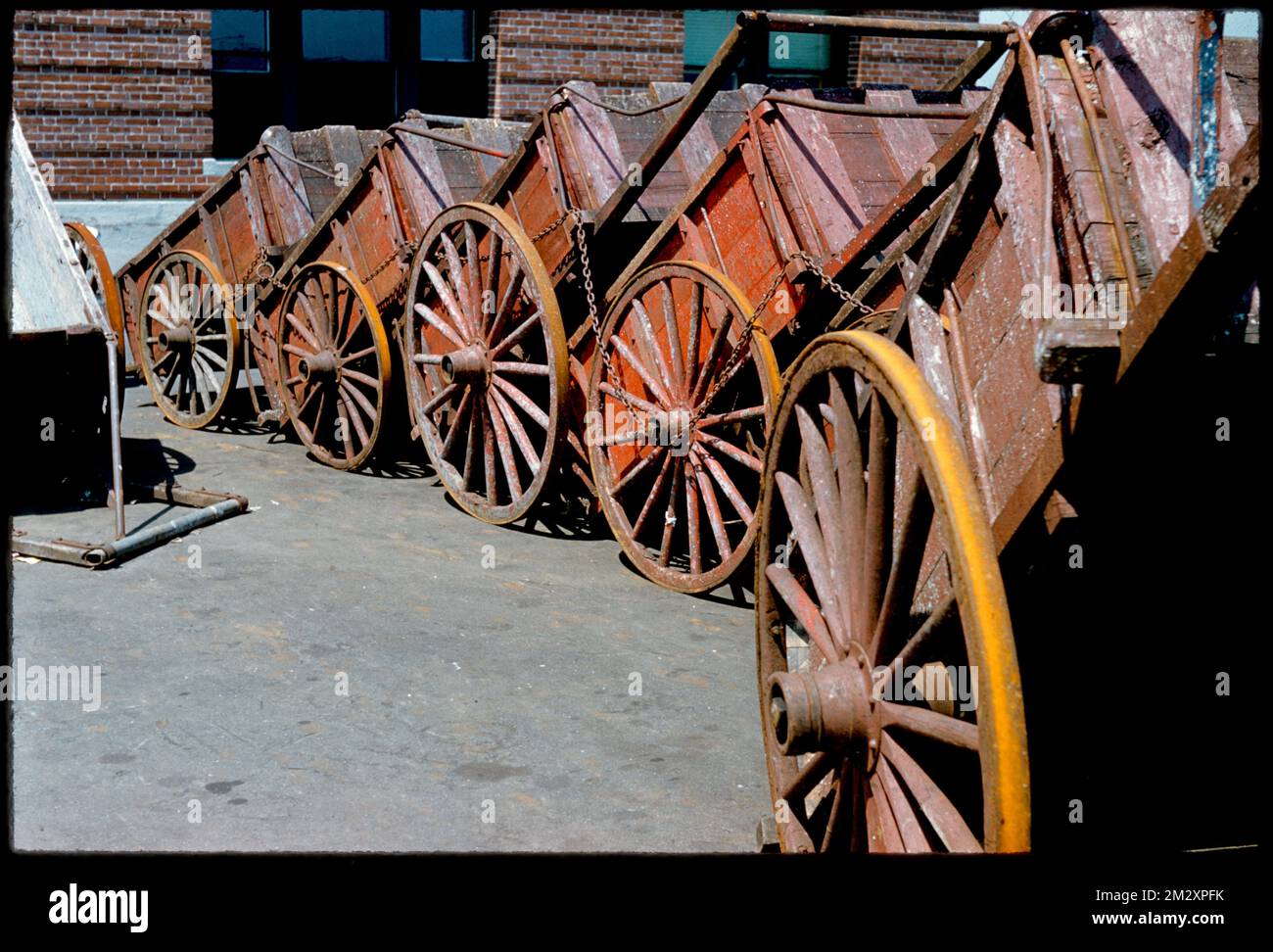 Fish carts, Commonwealth Pier , Carts & wagons. Edmund L. Mitchell ...