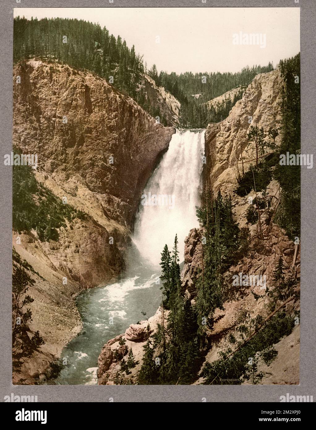 Vintage photo of yellowstone hi-res stock photography and images - Alamy