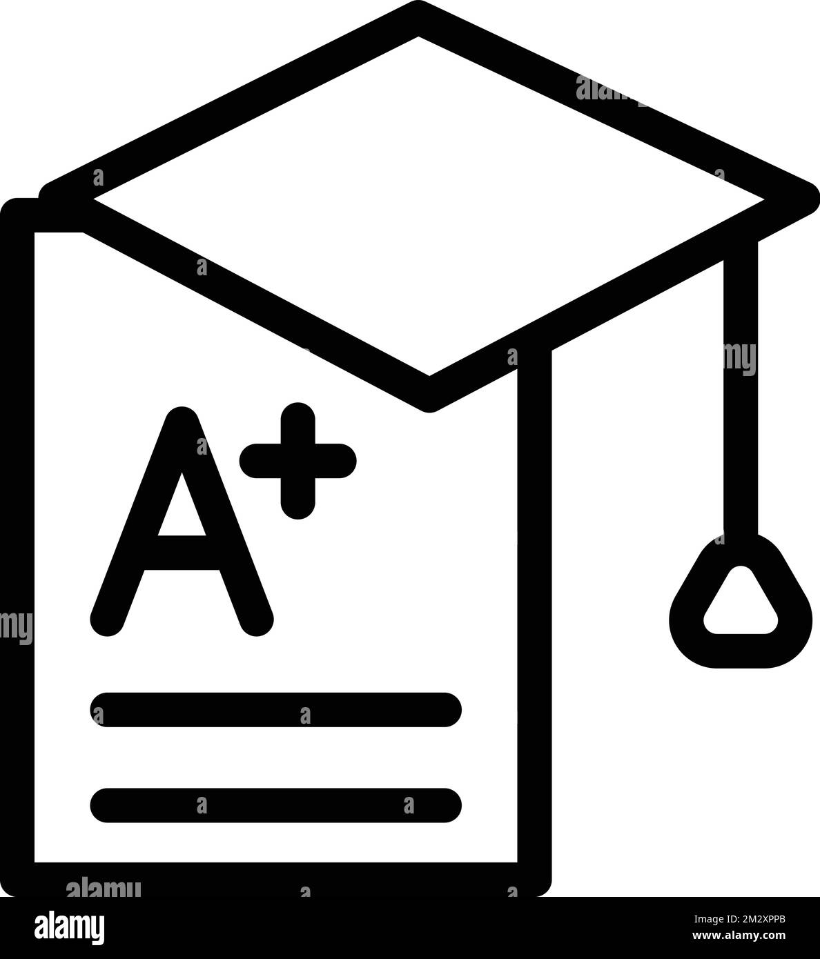 Qualifications Vector Illustration Line Icon Design Stock Vector Image ...