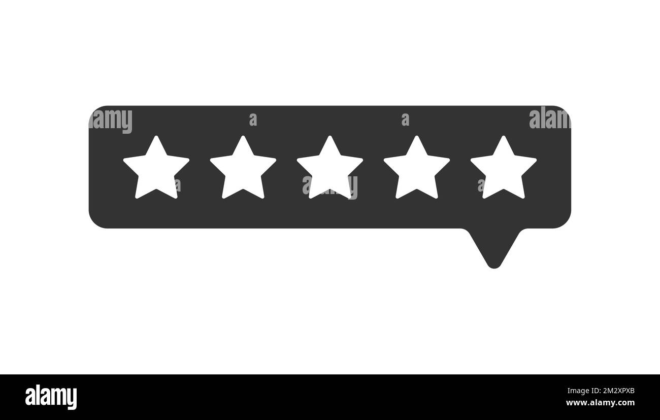 Vector 5 star feedback rate us service satisfaction. Rating five stars vector eps 10 Stock ...