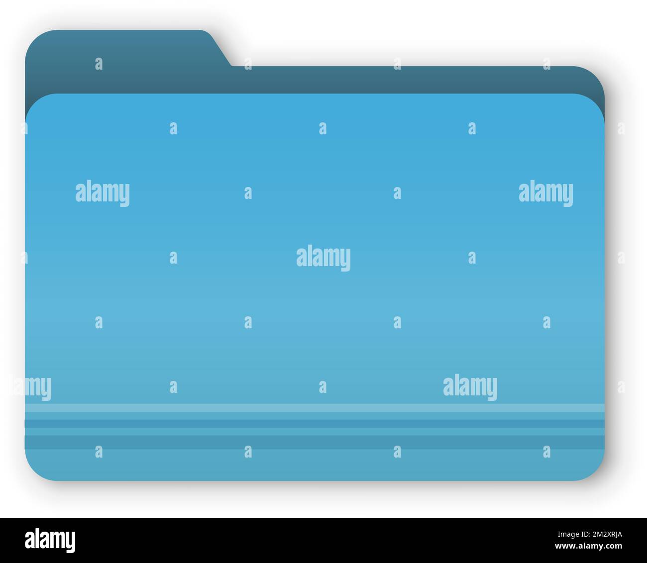 Blue folder flat vector icon isolated on a transparent background. Vector illustration Stock ...