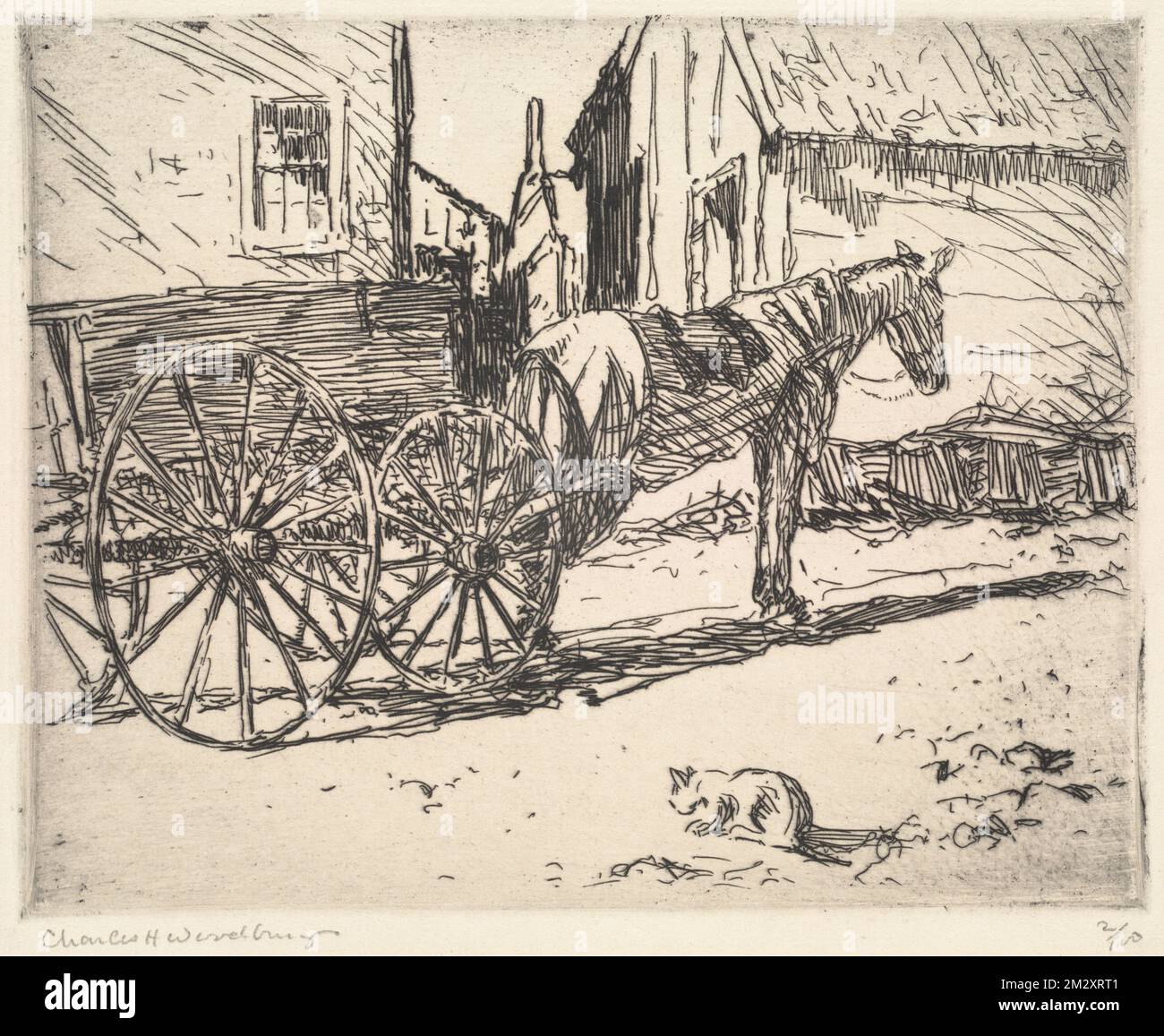 Fishcart , Fishing, Carts & wagons. Charles H. Woodbury (1864-1940 ...