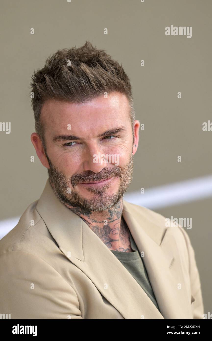 Doha, Qatar on December 14, 2022. FIFA World Cup ambassador British ...