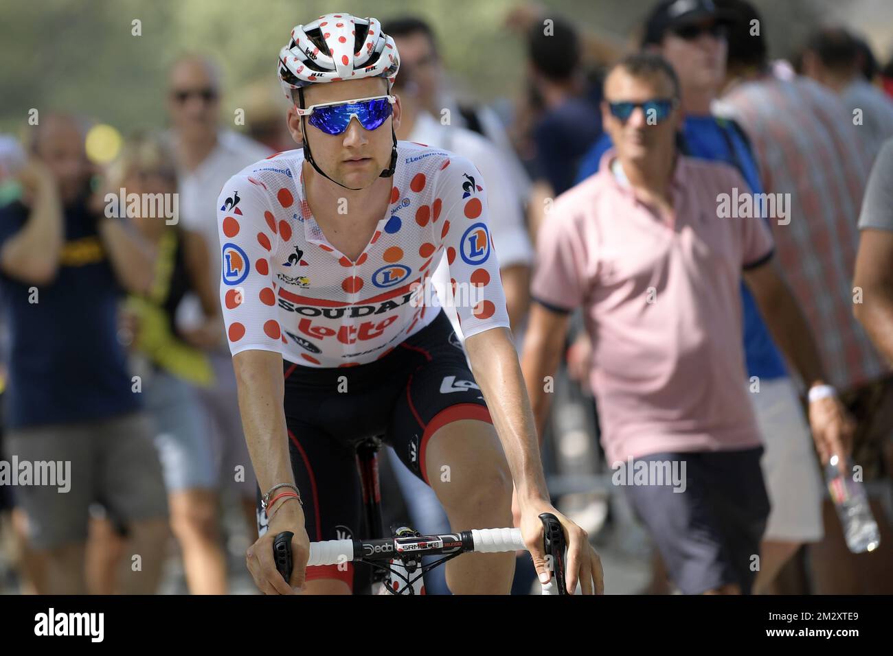 Belgian Tim Wellens of Lotto Soudal pictured before the start of stage ...