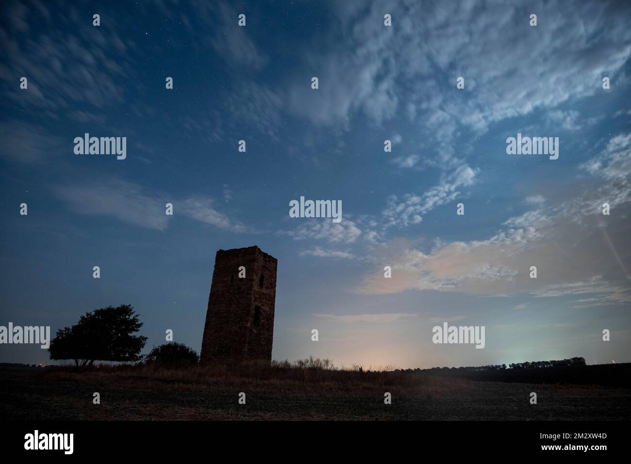 Blaue Warte, medieval watchtower, one of the oldest watchtowers in ...