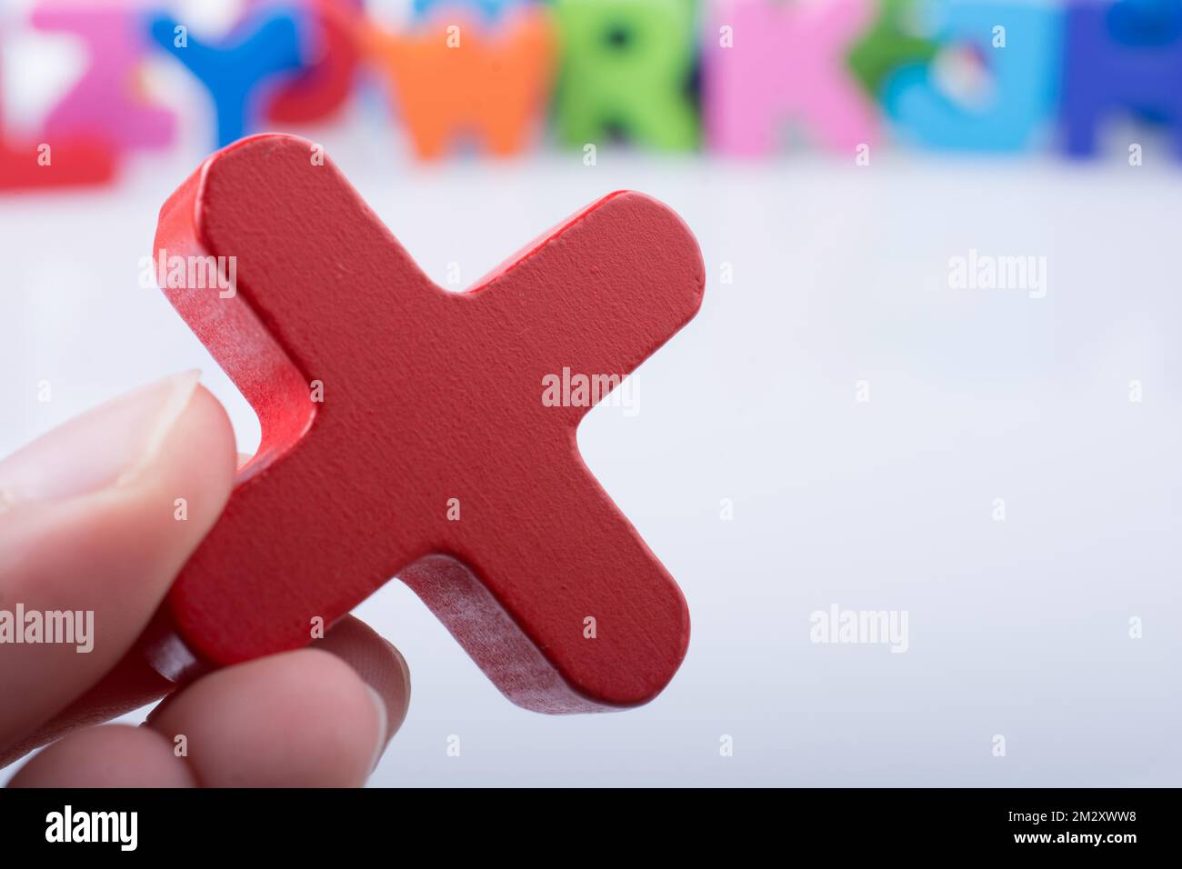 Letter cubes of Alphabet made of wood Stock Photo - Alamy