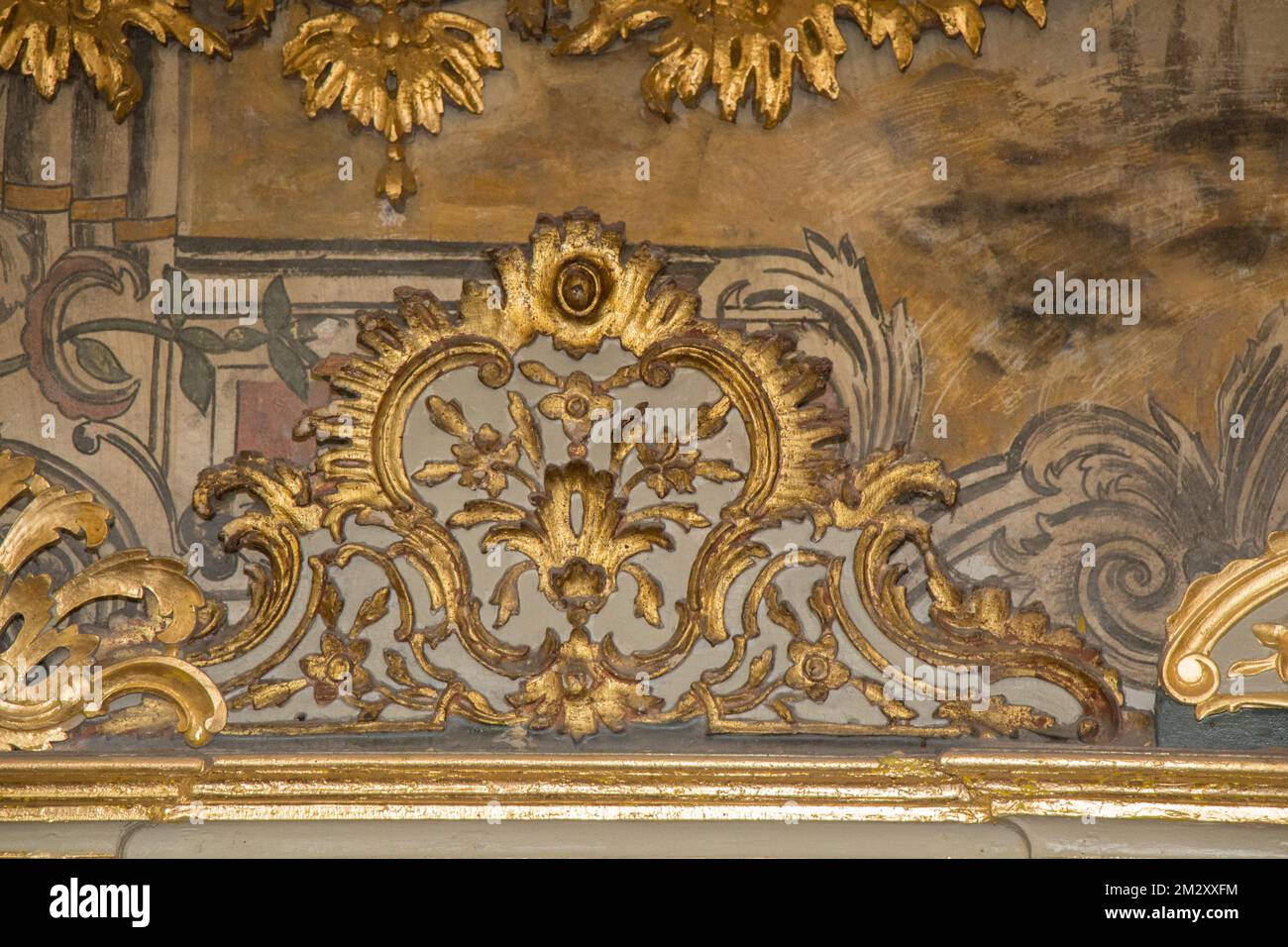 Floral art pattern example of the Ottoman time Stock Photo - Alamy