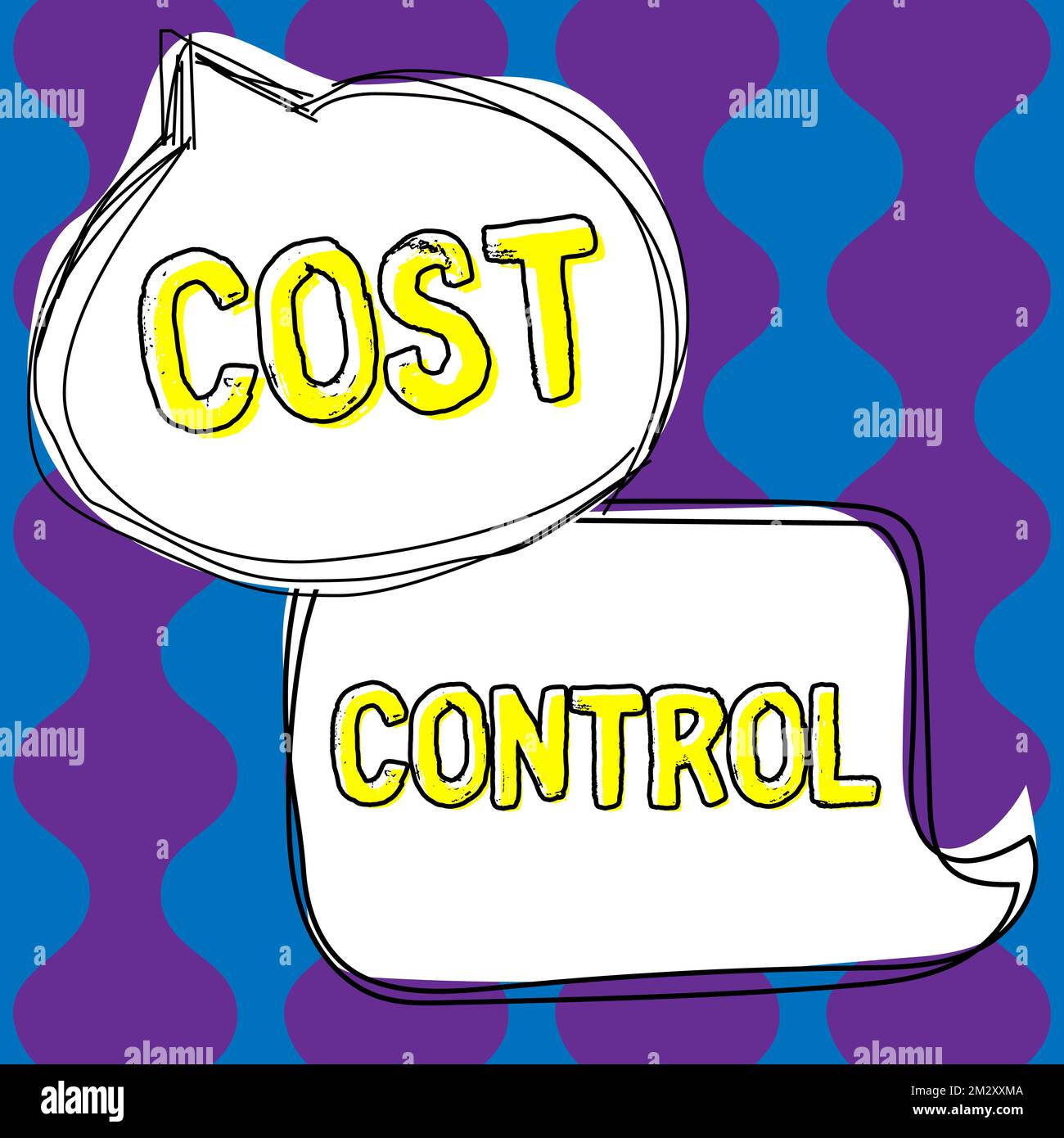 Sign displaying Cost Control. Conceptual photo practice of identifying ...