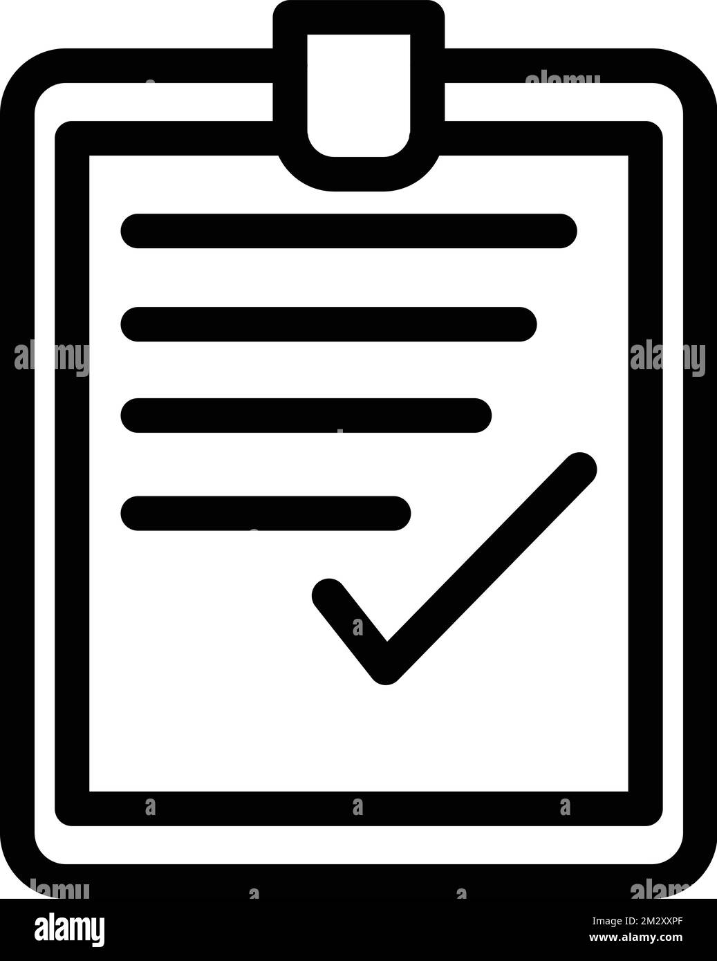 Approval Vector Illustration Line Icon Design Stock Vector Image & Art ...