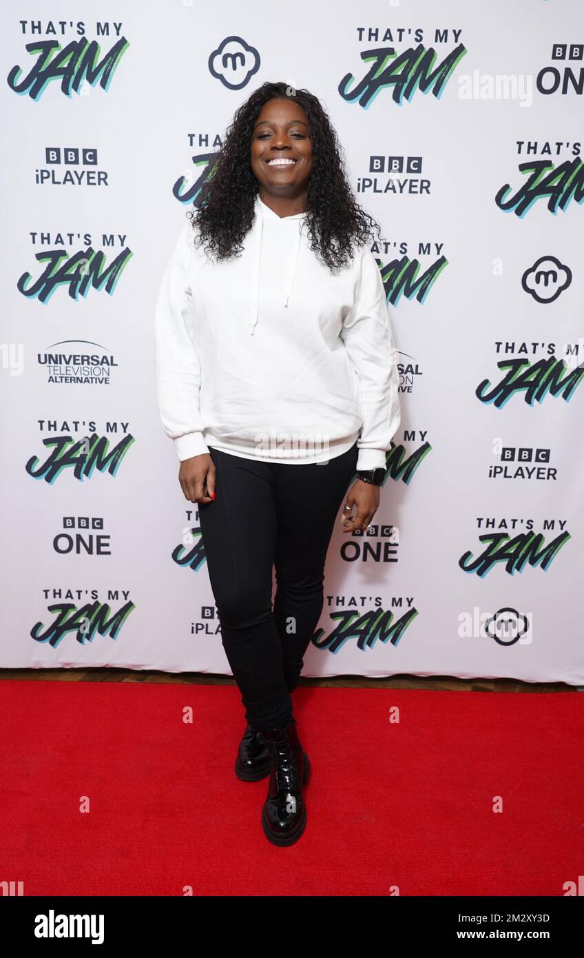 Thanyia Moore attends the That's My Jam photo call at the Electric ...