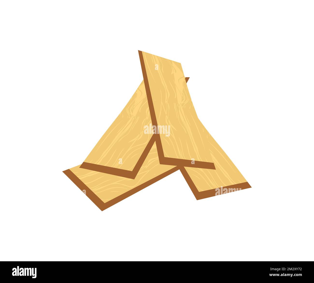 Cut wood on pile Stock Vector Images - Alamy