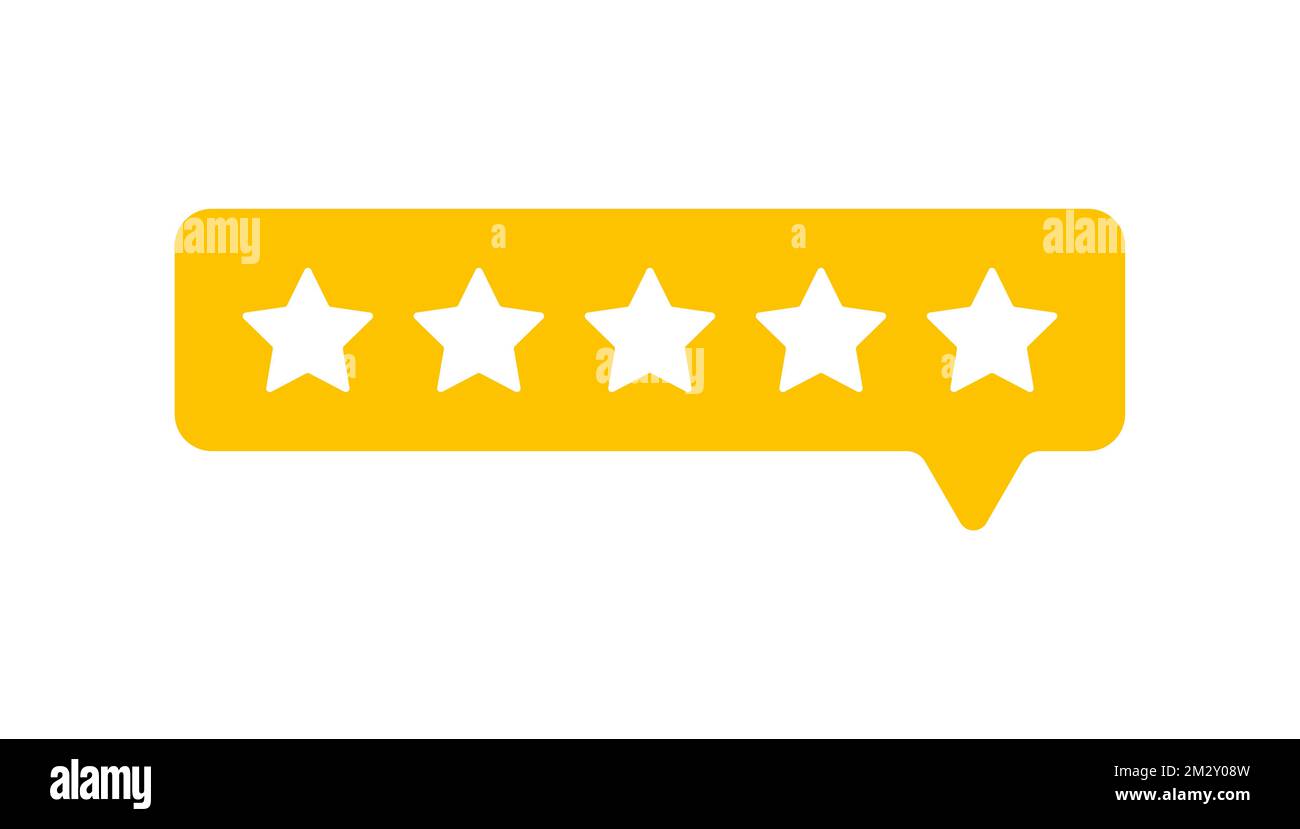 Vector 5 star feedback rate us service satisfaction. Rating five stars ...