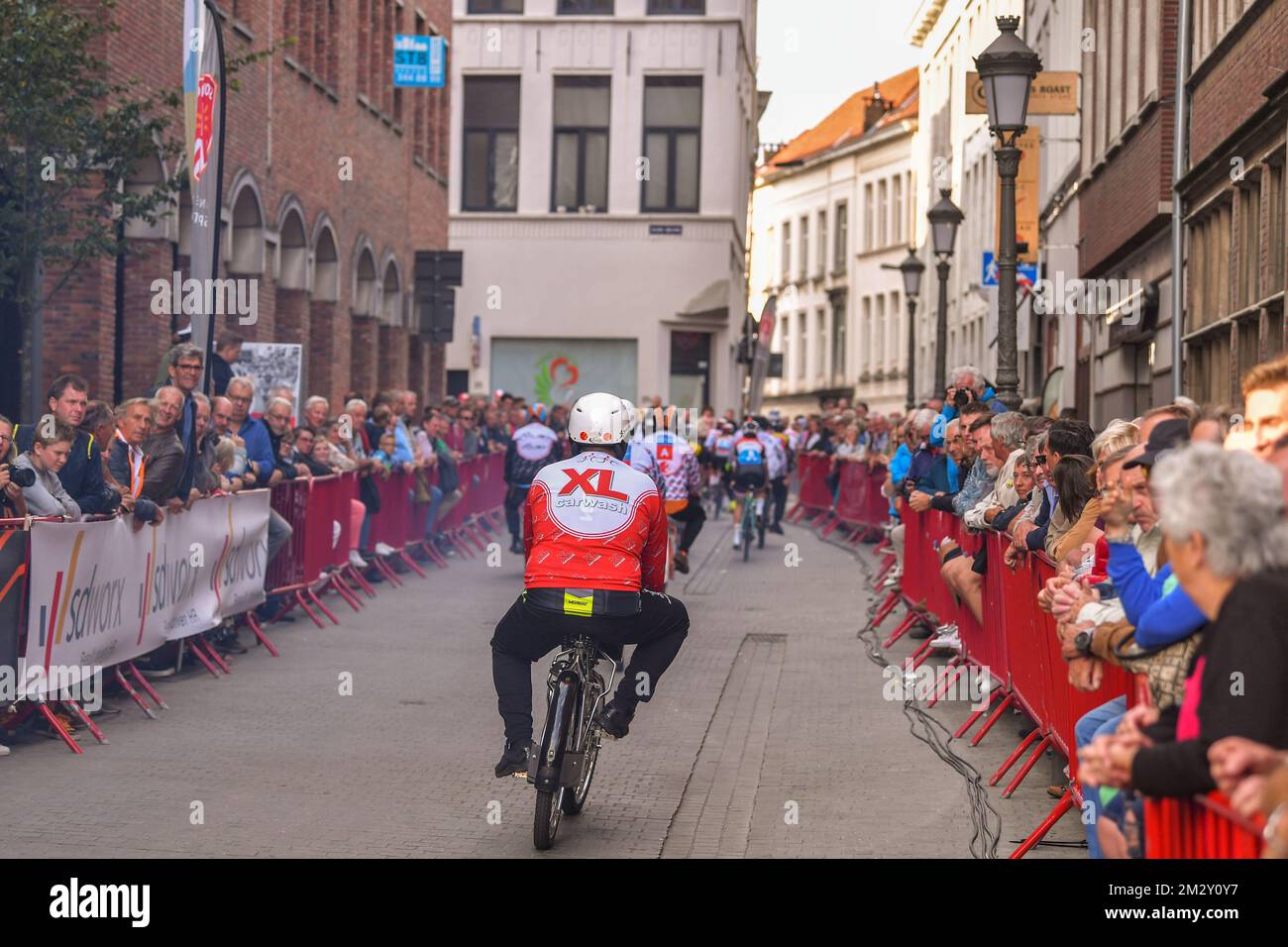 Na tour derny criterium antwerp cycling race hi-res stock photography ...