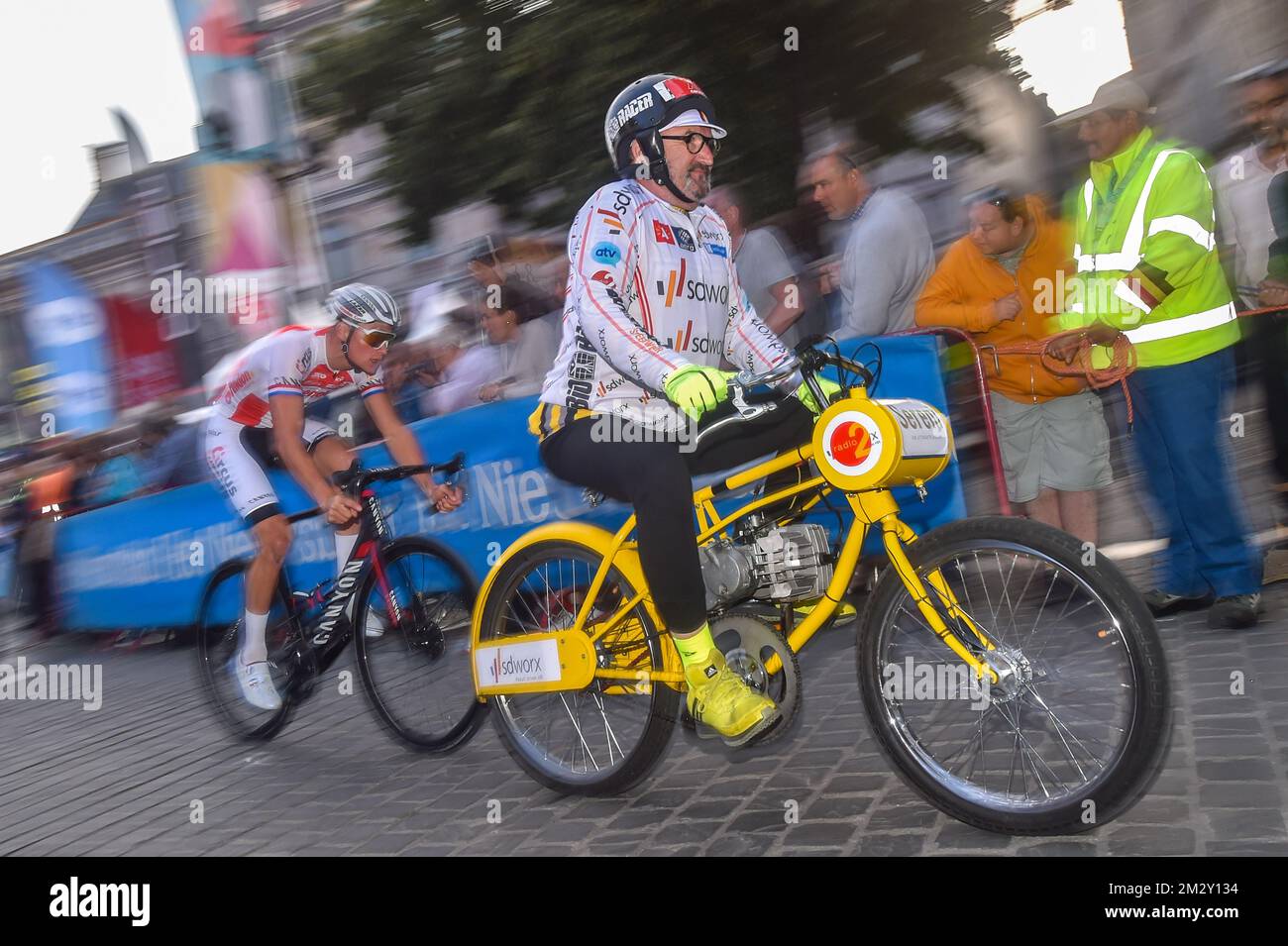 Na tour derny criterium antwerp cycling race hi-res stock photography ...