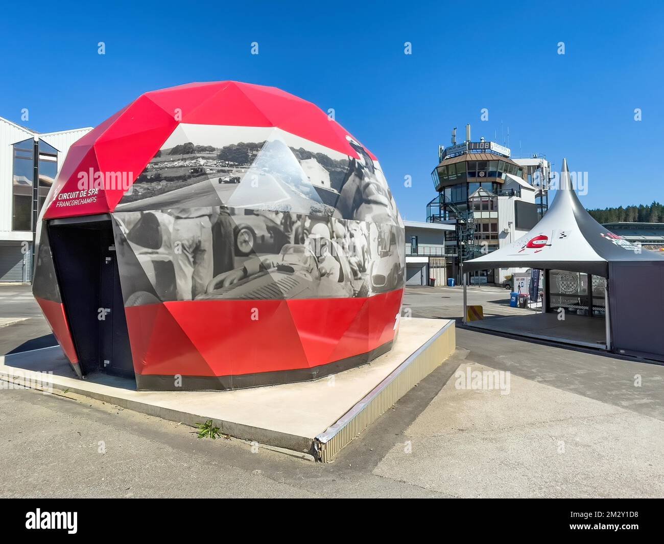Open Air Museum Exhibition space with exhibition on racing history in ...