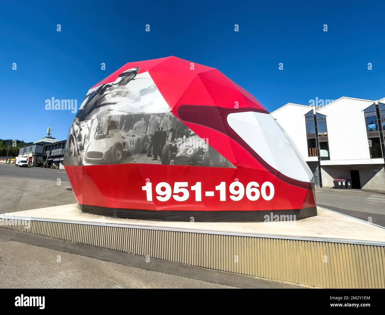 Open Air Museum Exhibition room with exhibition on racing history in ...