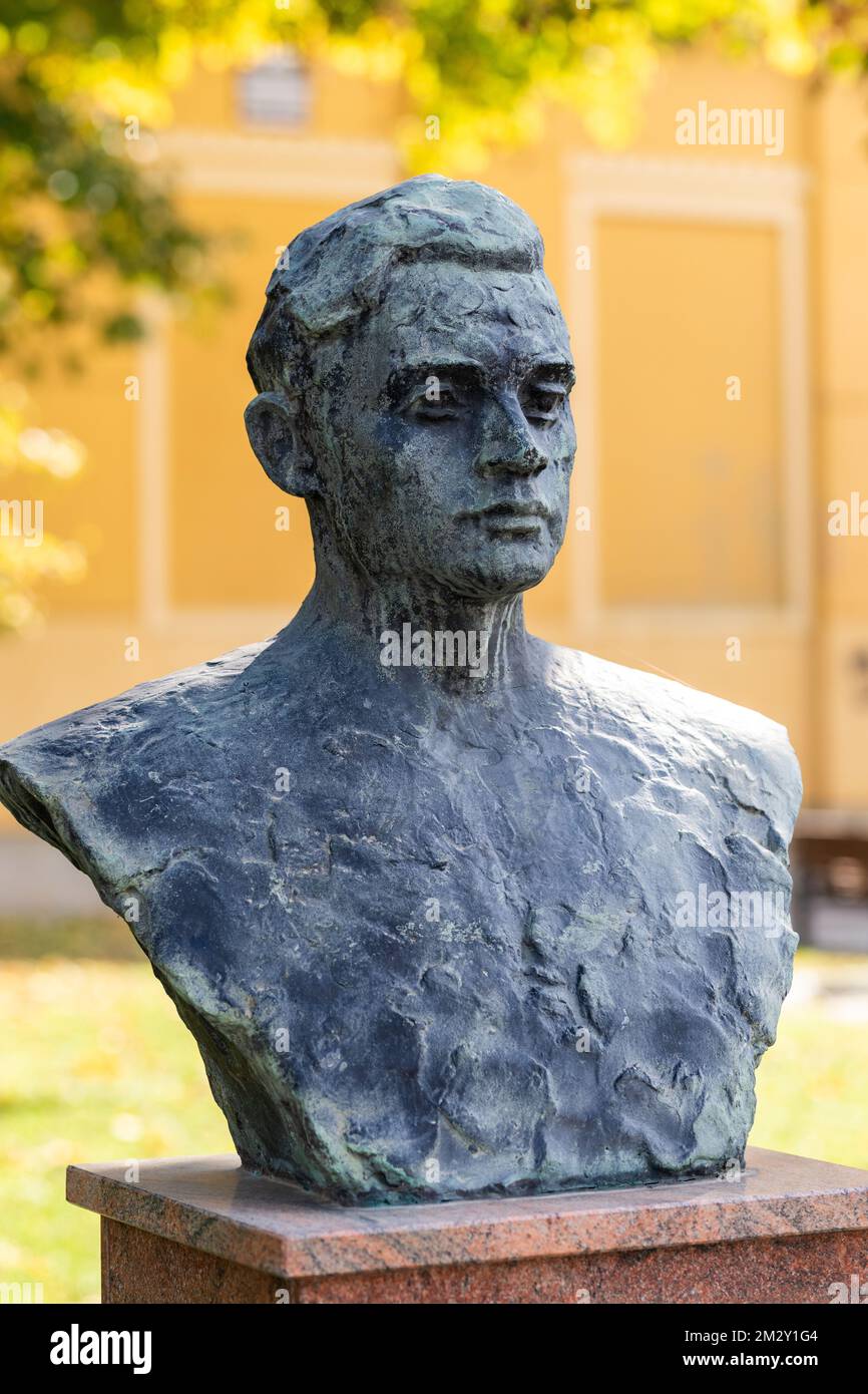 Apatin, Serbia - October 22, 2022: Bust of the WWII People's hero of ...
