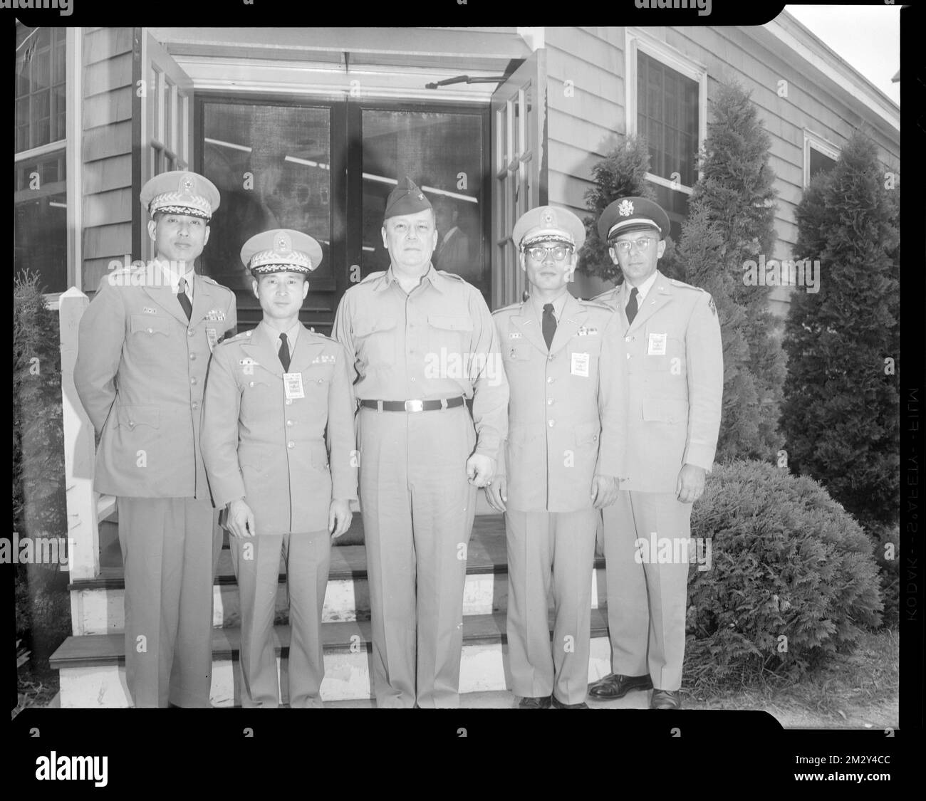 Five military officers , Armories, Ordnance industry, Military officers ...
