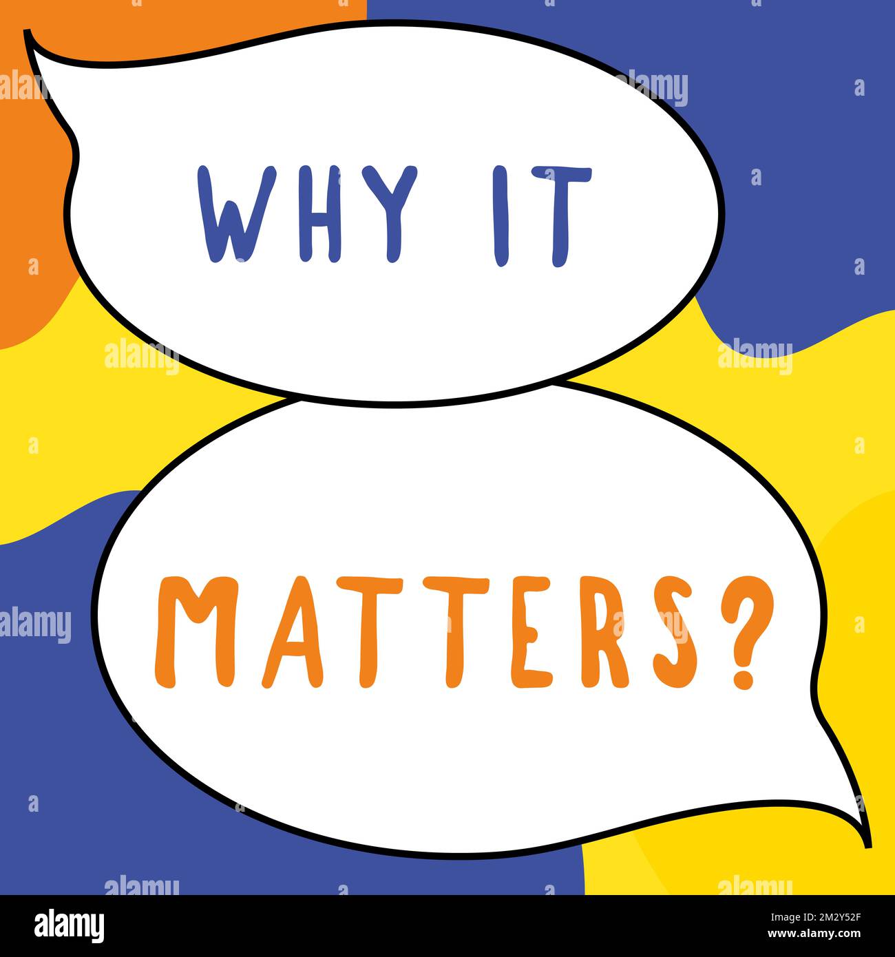 Handwriting text Why It Matters. Word for Important Reasons to do ...