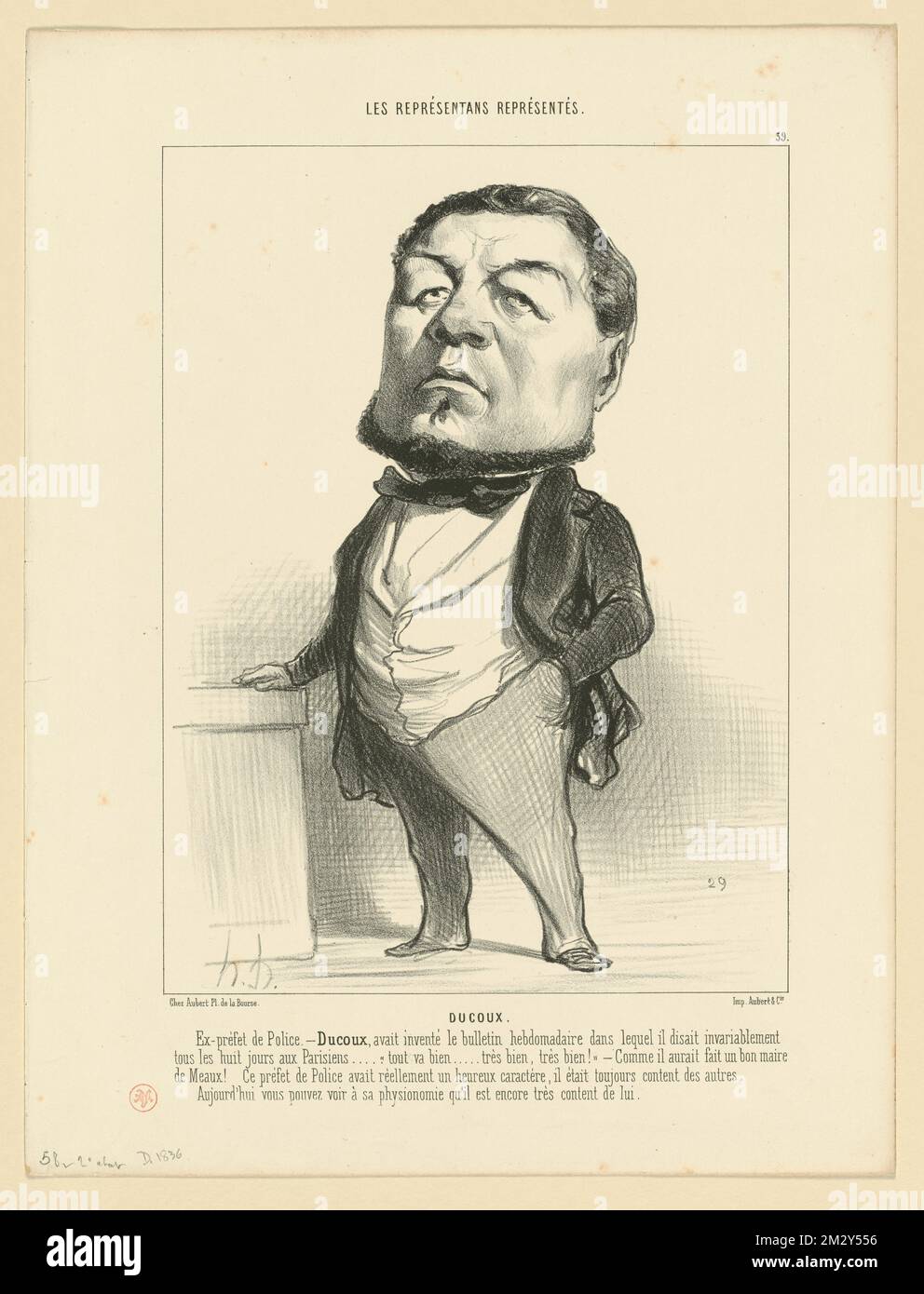 F.J. Ducoux. Honoré Daumier (1808-1879). Lithographs Stock Photo - Alamy