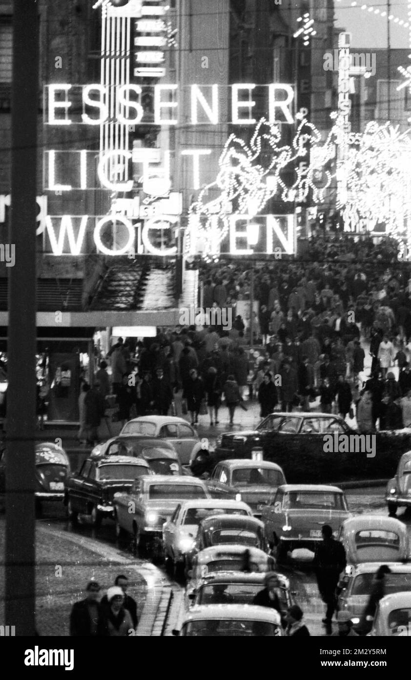 The Light Weeks in the city of Essen, here on 20. 12. 1969, brought ...