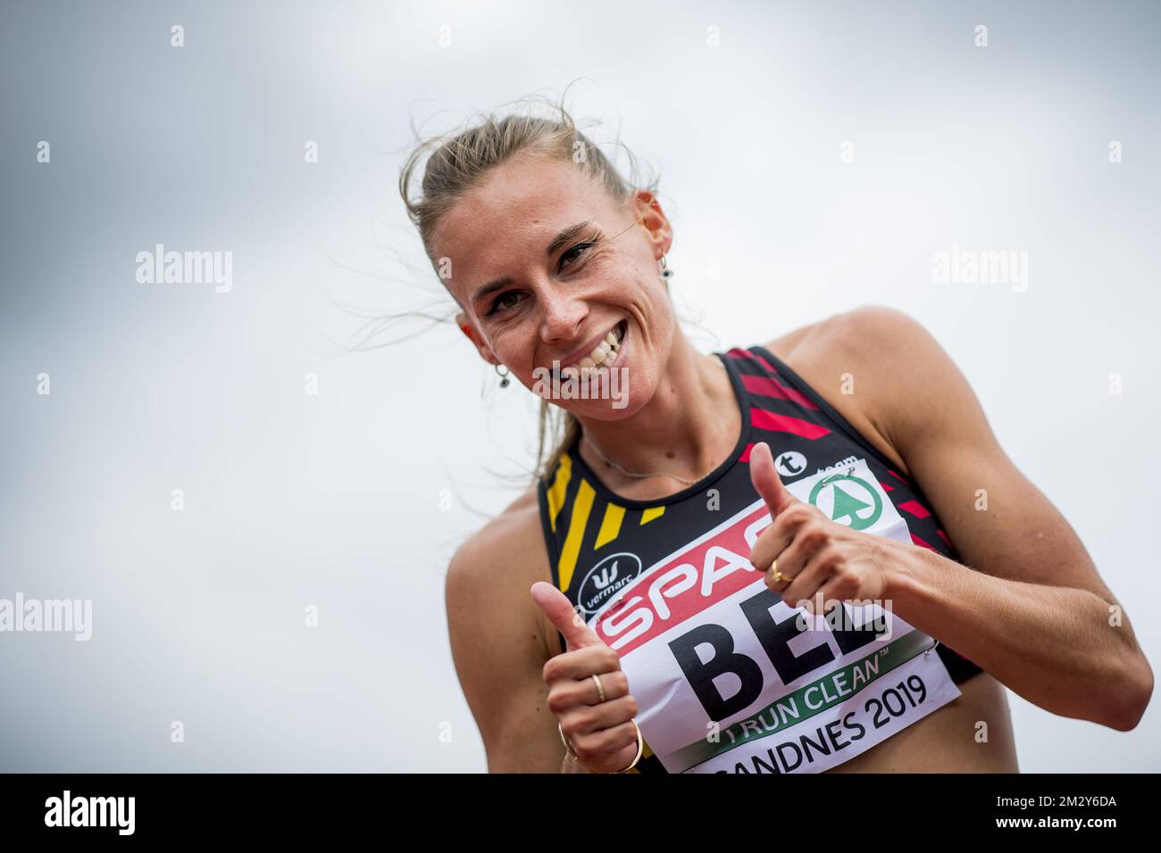 Belgian Renee Eykens pictured after 800m race on day two of the ...