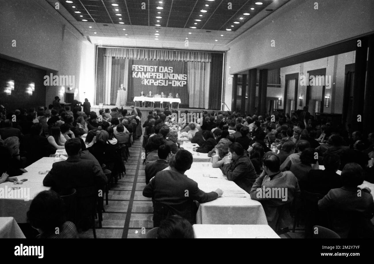 Conference of the German Communist Party (DKP) on its alliance with the ...