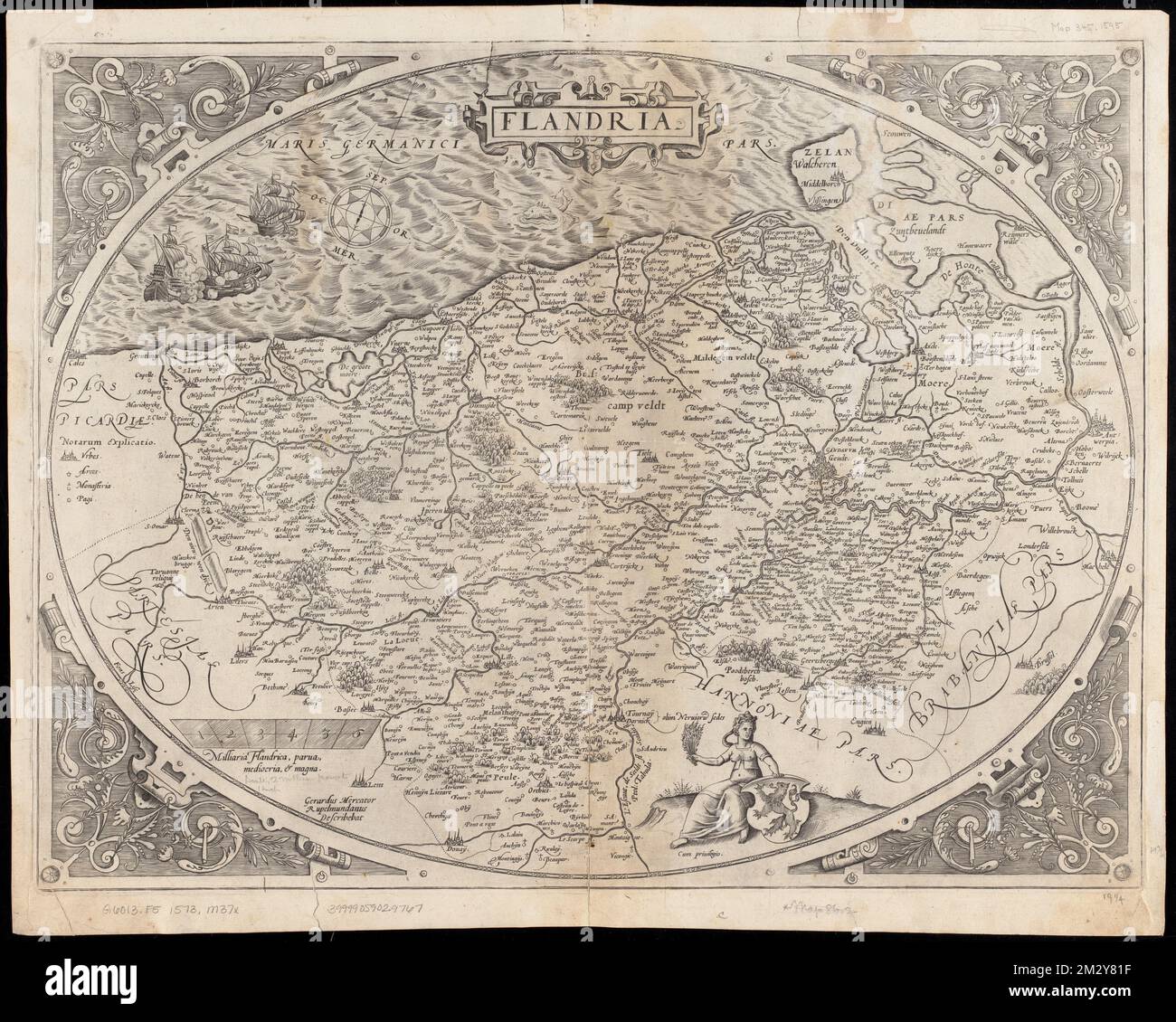 Flandria , Flanders Belgium, Maps, Early works to 1800 Norman B ...