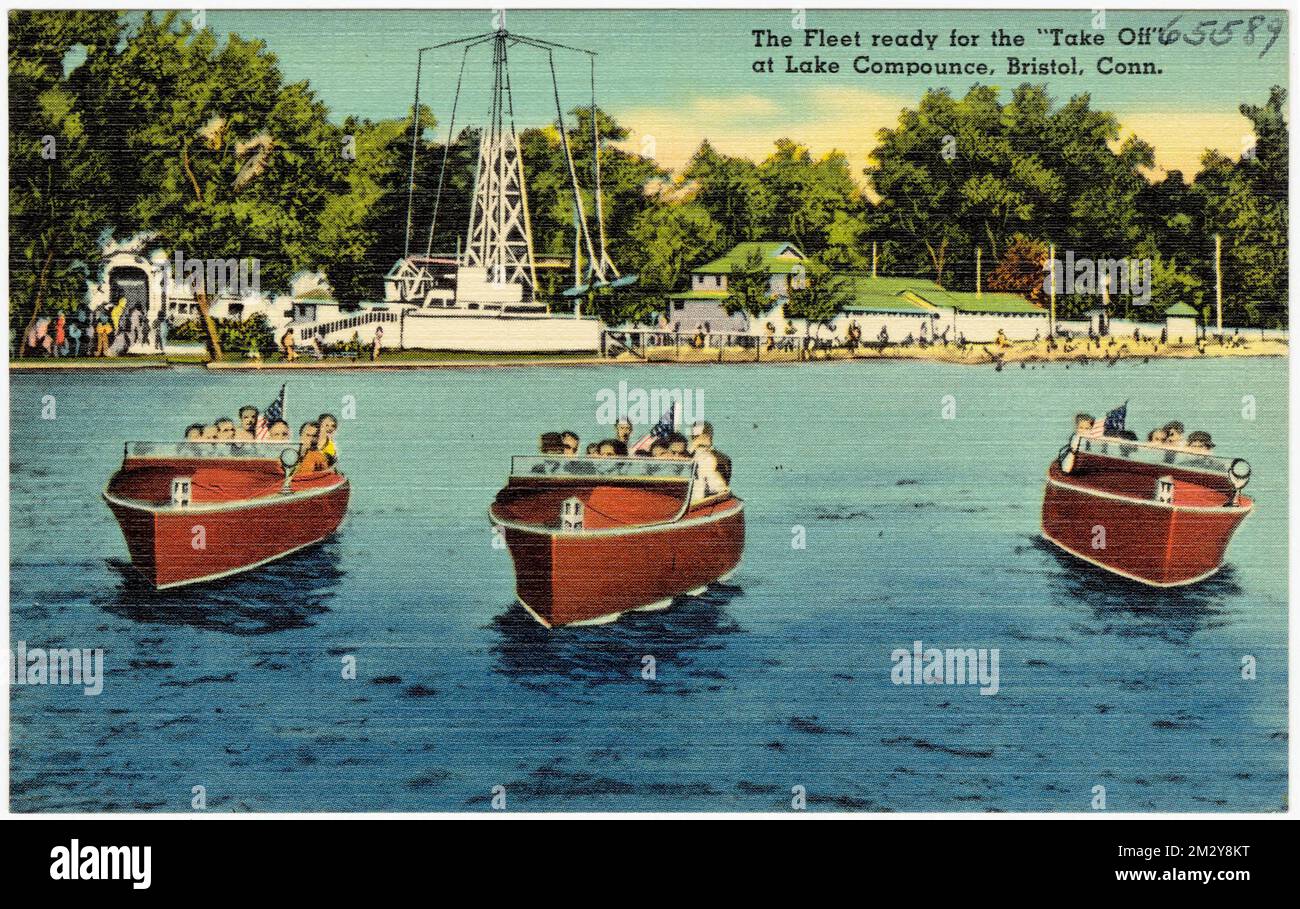 The Fleet ready for the 'Take off' at Lake Compounce, Bristol, Conn ...