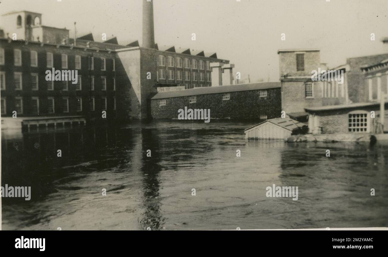 Flood damage , Floods, Buildings. Lawrence Stock Photo - Alamy
