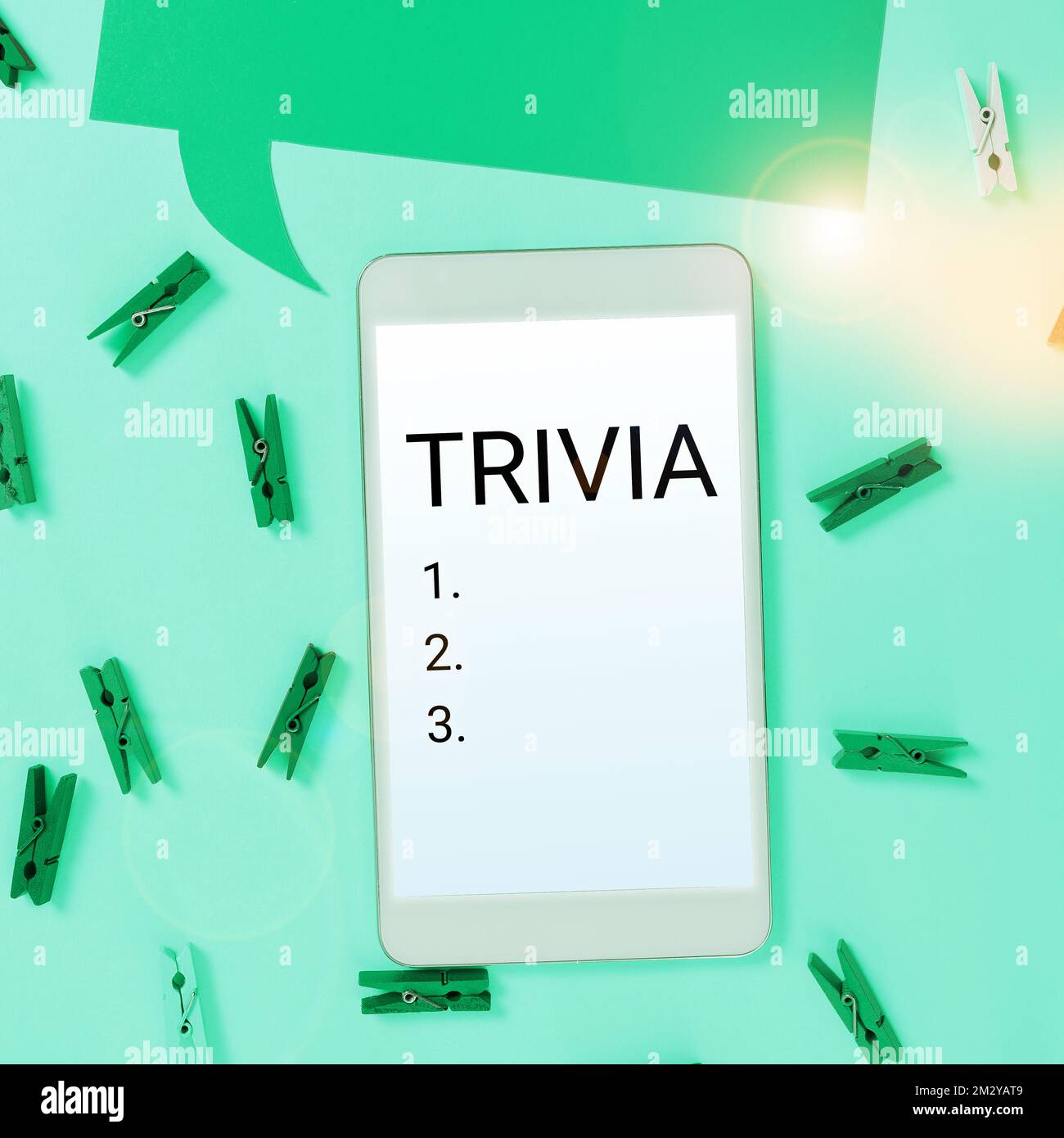 Text sign showing Trivia. Word Written on details considerations pieces ...
