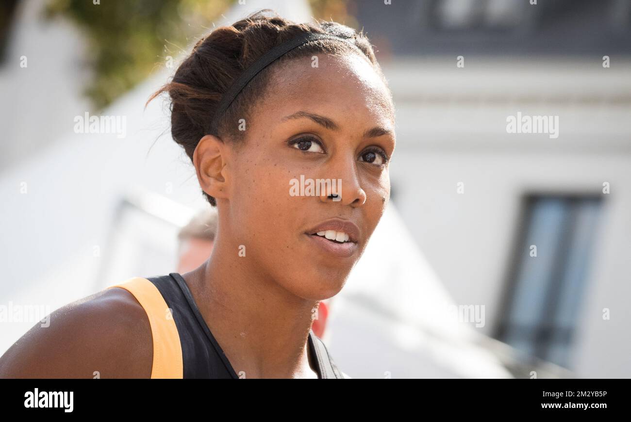 US' Megan Clark pictured during the Urban Memorial pole vault event ...