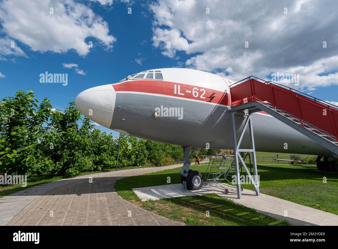 Ilyushin 62 of the airline Interflug, "Lady Agnes", serves as museum ...