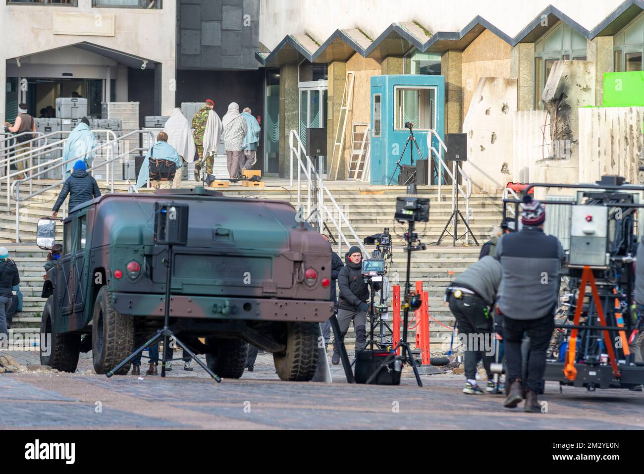 Southend on Sea, Essex, UK. 14th Dec, 2022. Filming for the new series ...