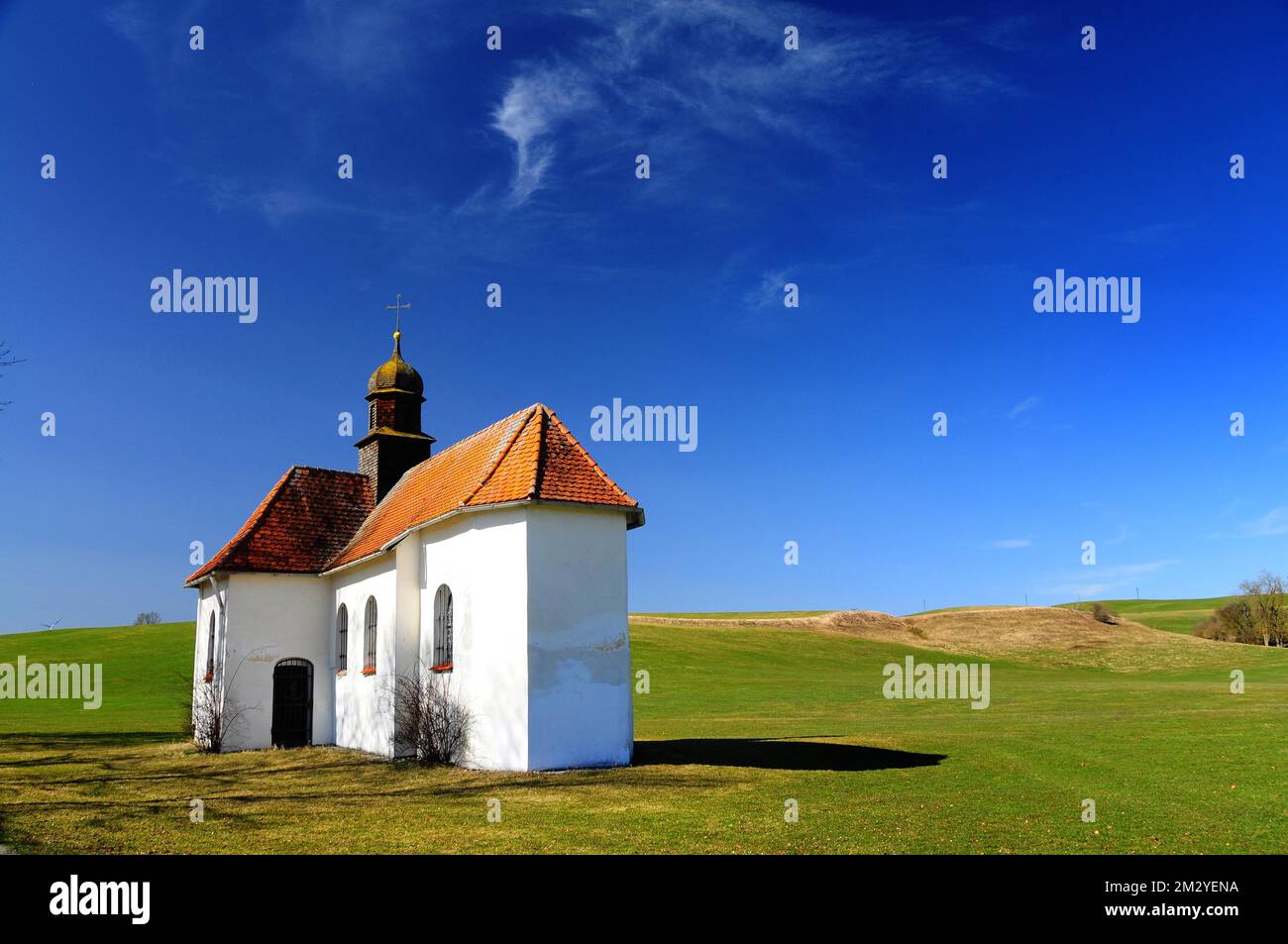 Maria Trost Chapel, near Kraftisried, Allgaeu, Swabia, Bavaria, Germany ...