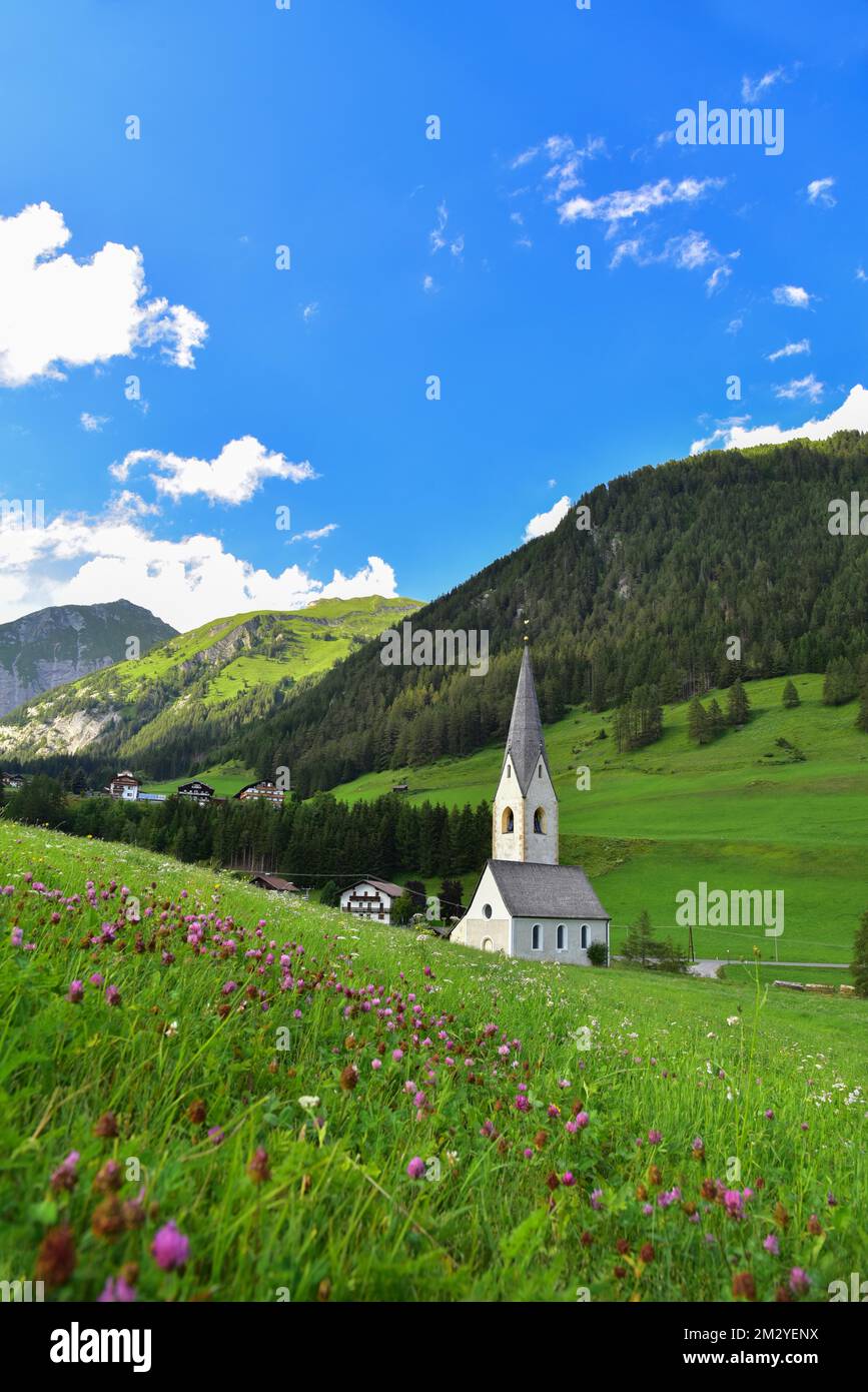 Filial Church of St. George in Kals am Gro Stock Photo - Alamy