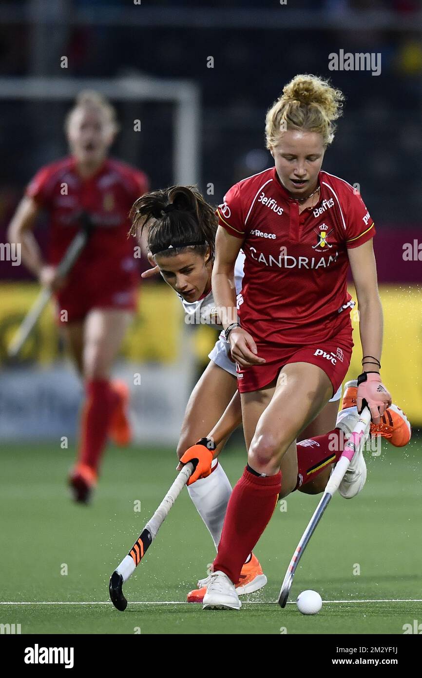Belgium's Michelle Struijk pictured during a hockey game between ...