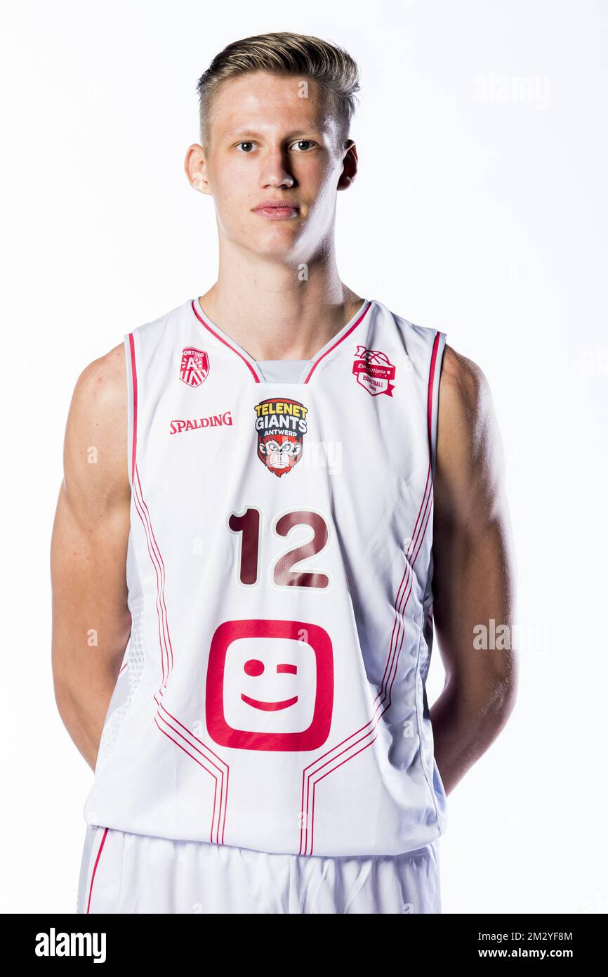 Antwerp's Vrenz Bleijenbergh poses during a photoshoot of Belgian ...